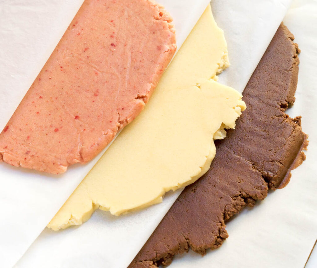 Creating Neapolitan Sugar Cookies