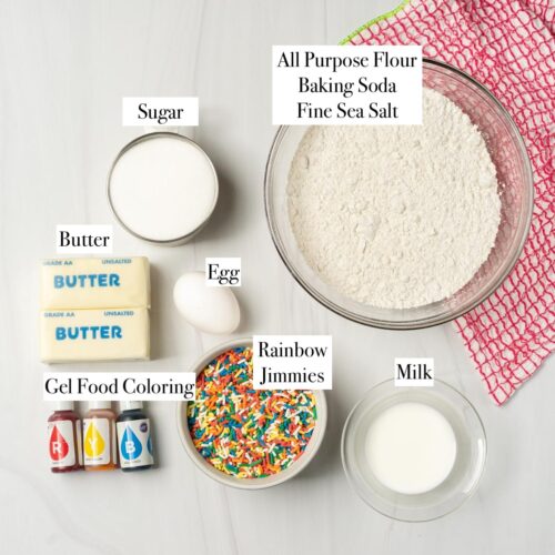 Rainbow Butter Cookies